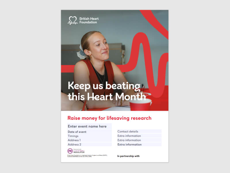 Fundraise your own way | Heart Month 2026 - BHF