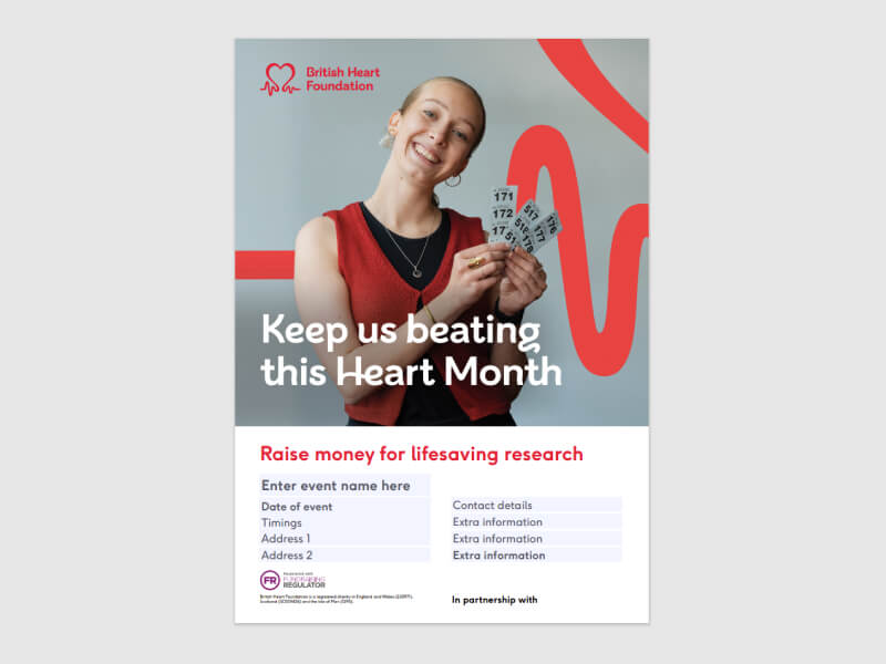 Fundraise your own way | Heart Month 2026 - BHF