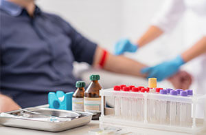 What happens during a blood test and what can the results show? - BHF