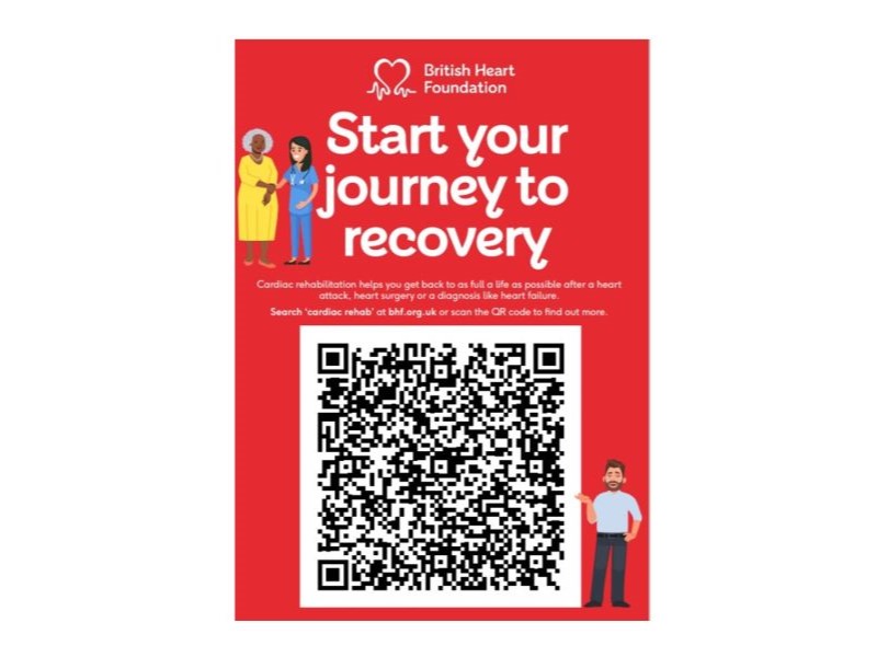 Cardiac rehab: Poster on wards boost uptake - BHF