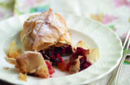 Apple and raspberry strudel recipe - Heart Matters magazine - BHF
