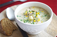 Chunky chicken and sweetcorn chowder - Heart Matters - BHF