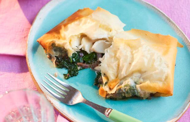 Creamy fish in filo pastry - Heart Matters - BHF