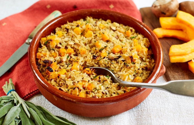Brown rice, sage and onion stuffing - Heart Matters magazine - BHF
