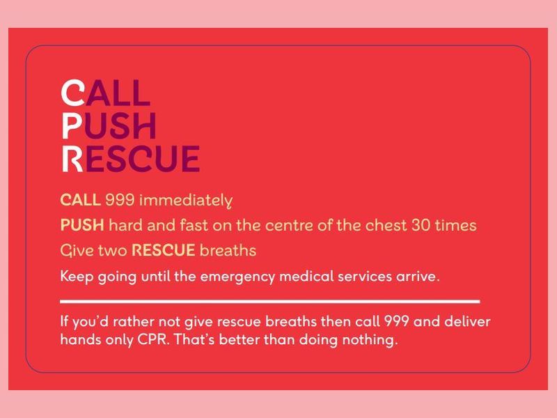 CPR wallet cards by the BHF - BHF