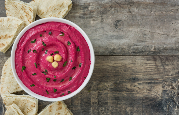 Beetroot hummus recipe - BHF